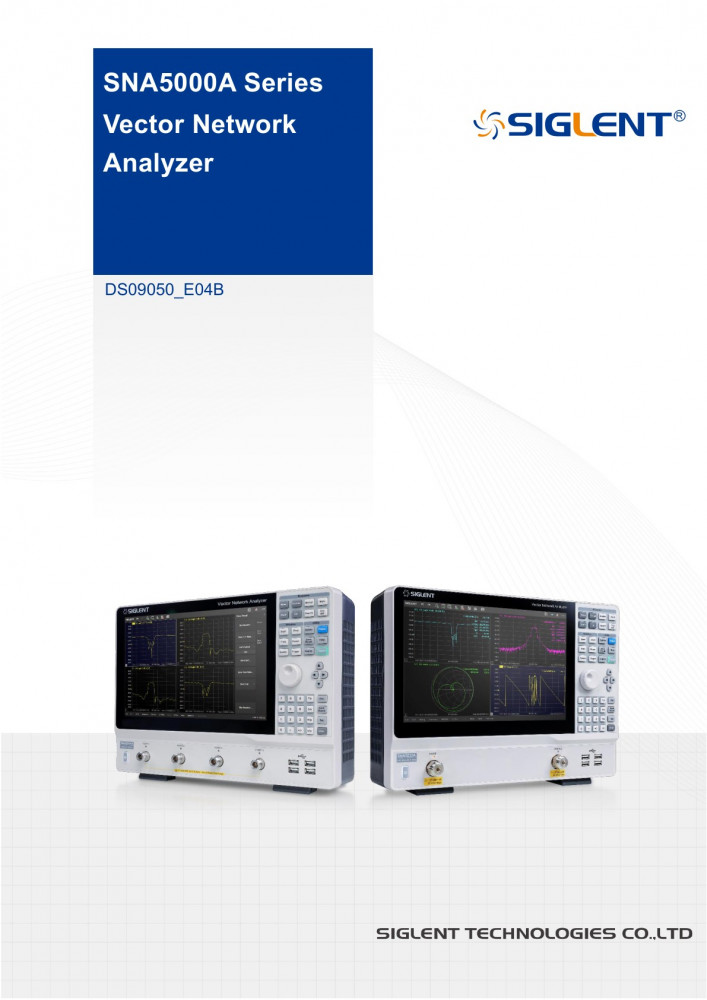 SNA5000A document preview, page 1