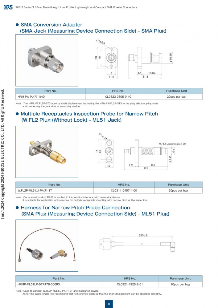 W.FL2 technical document page 8