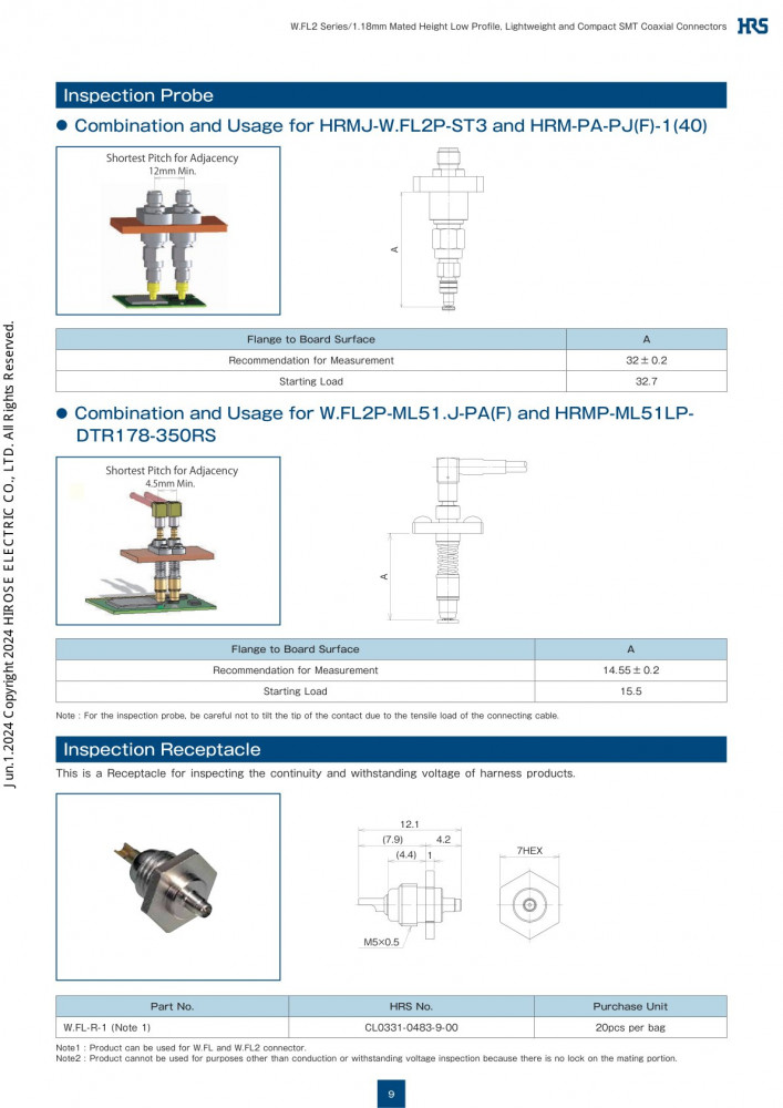 W.FL2 technical document page 9