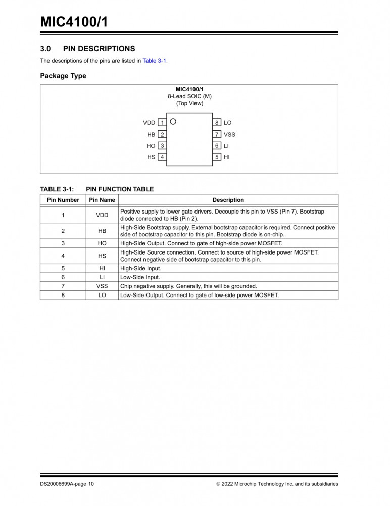 MIC4100 datasheet page 10