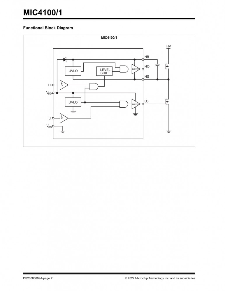 MIC4100 datasheet page 2
