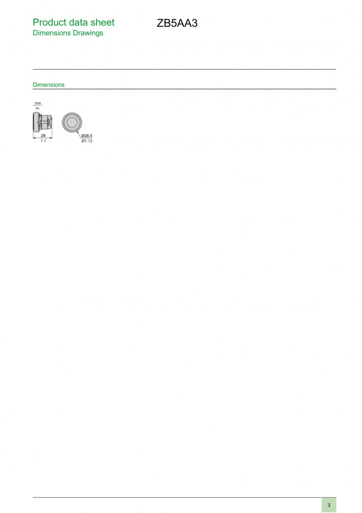 ZB5AA3 technical document page 3