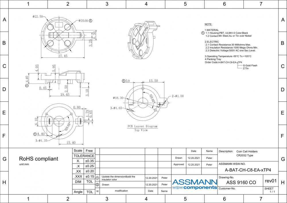 A-BAT-CH-C8-EA-GSR4 technical drawing preview