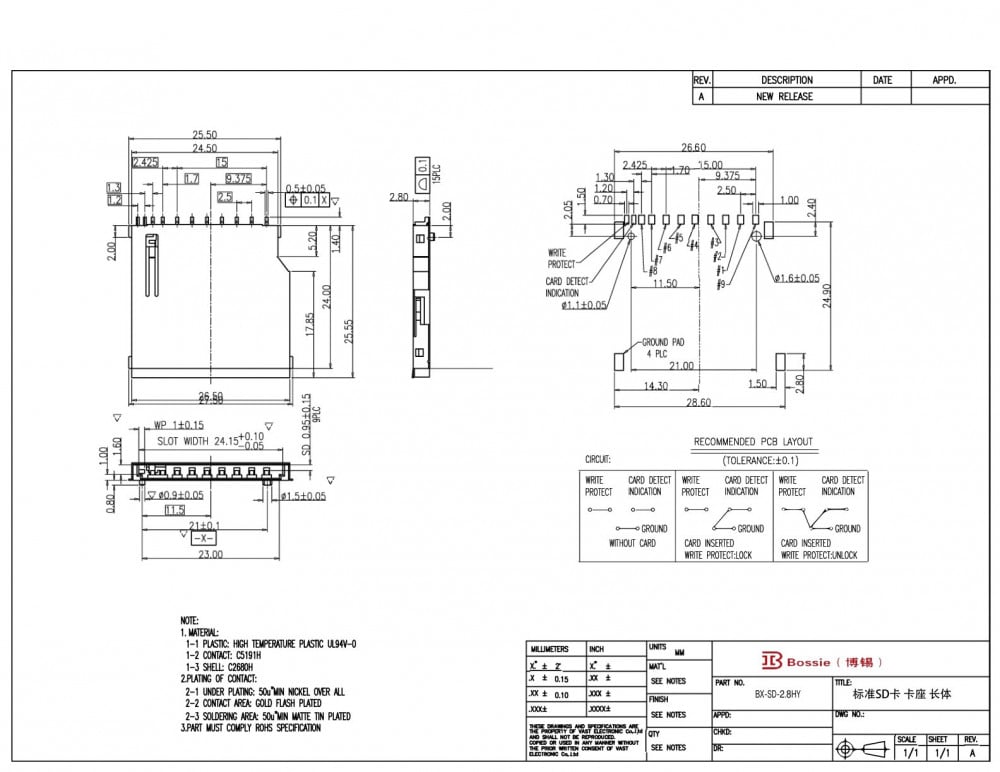 BX-SD-2.8HY technical drawing page