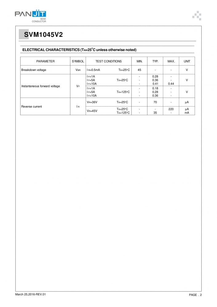 SVM1045V2 datasheet page 2