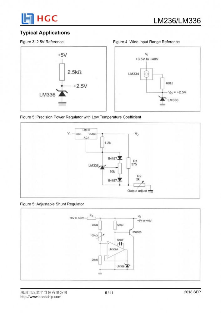LM336LP-2.5G datasheet page 5
