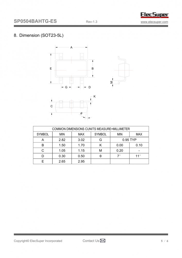 SP0504BAHTG-ES datasheet page 5