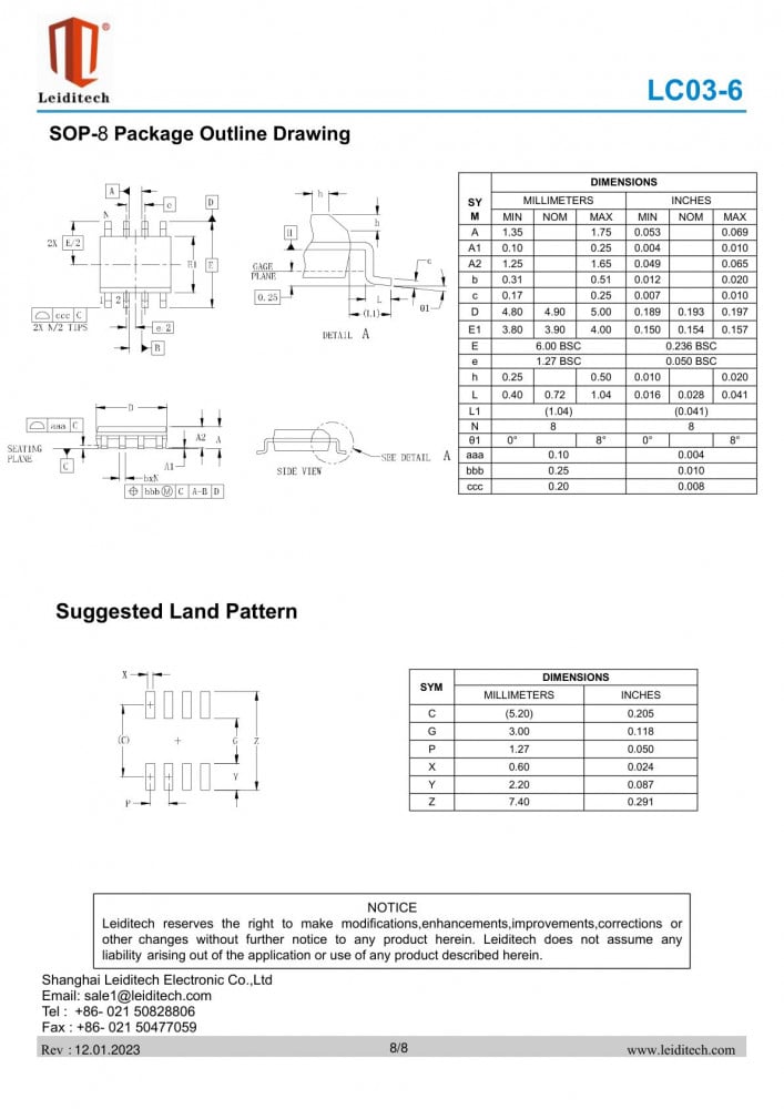 LC03-6 datasheet page 8