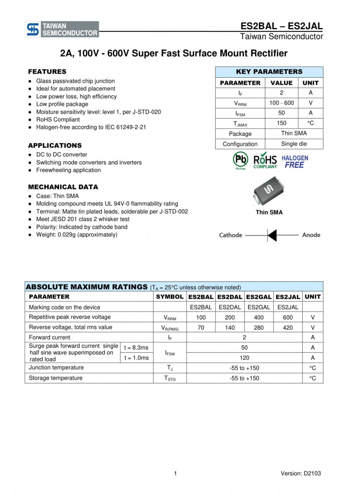 ES2BAL technical document page 1