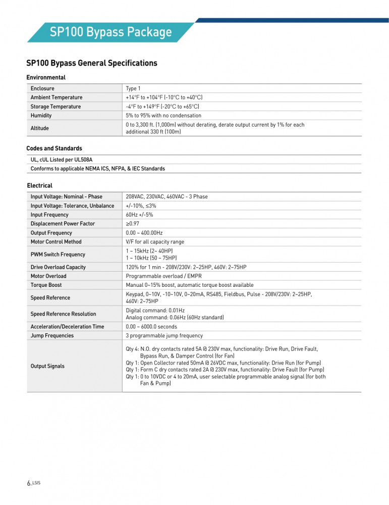 LSLV SP100 Bypass document page 6
