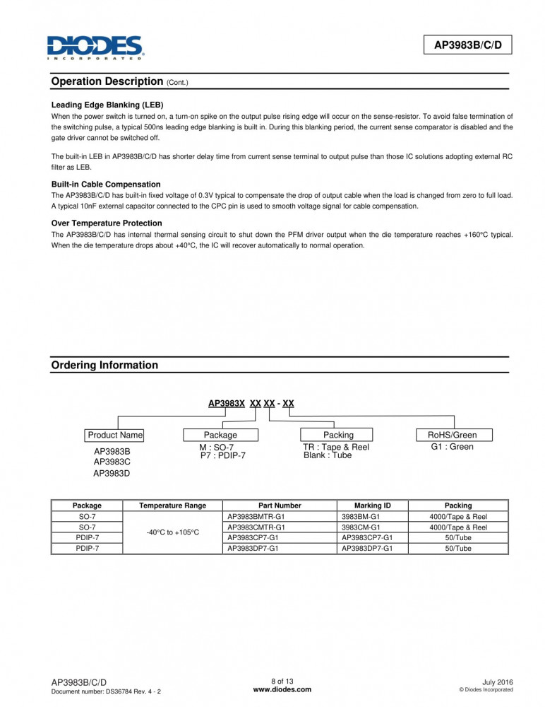 AP3983CMTR-G1 datasheet page 8