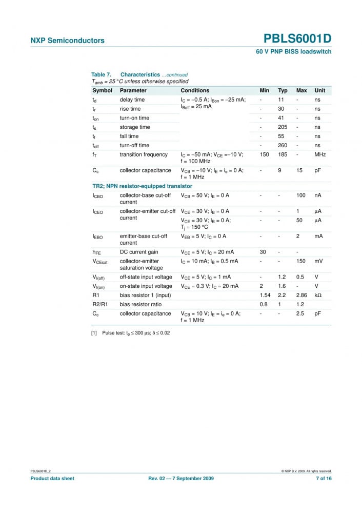 PBLS6001D,115 datasheet page 8