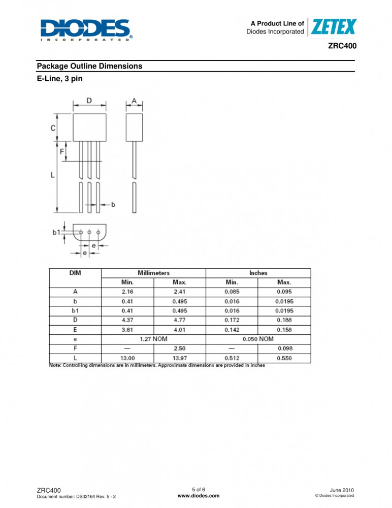 ZRC400 datasheet page 5