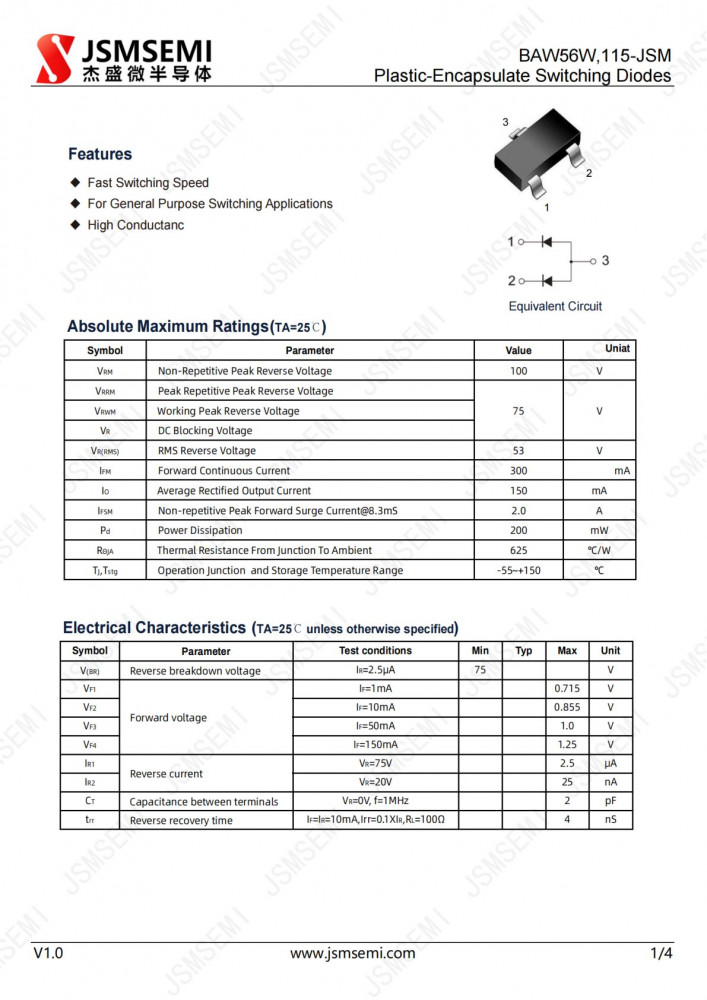 BAW56W,115-JSM datasheet page 1