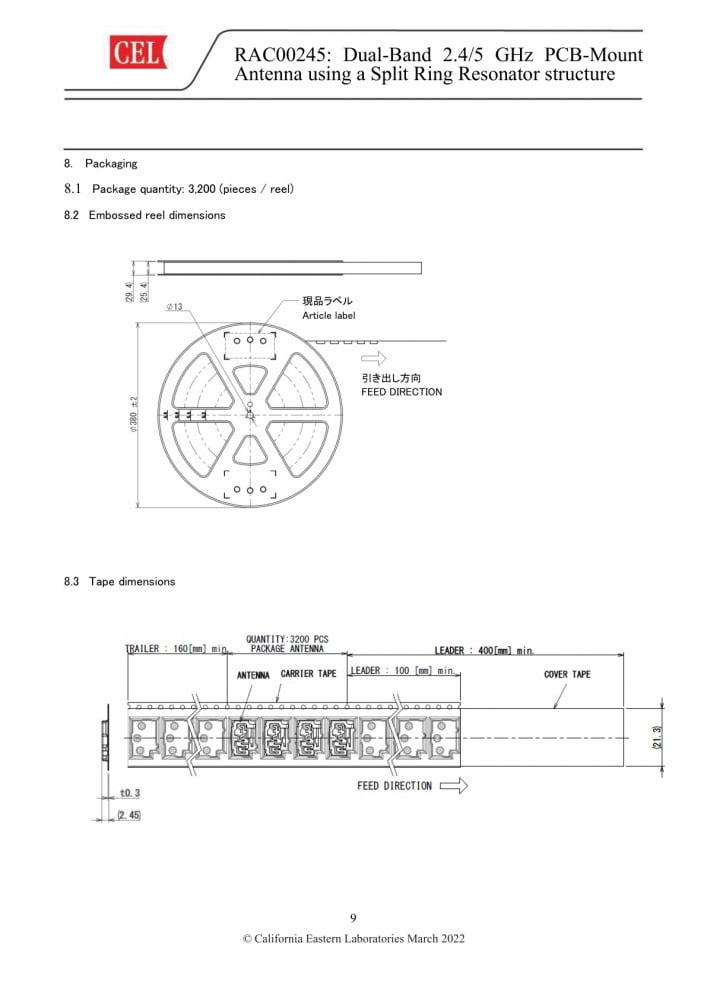 RAC00245-R datasheet page 9