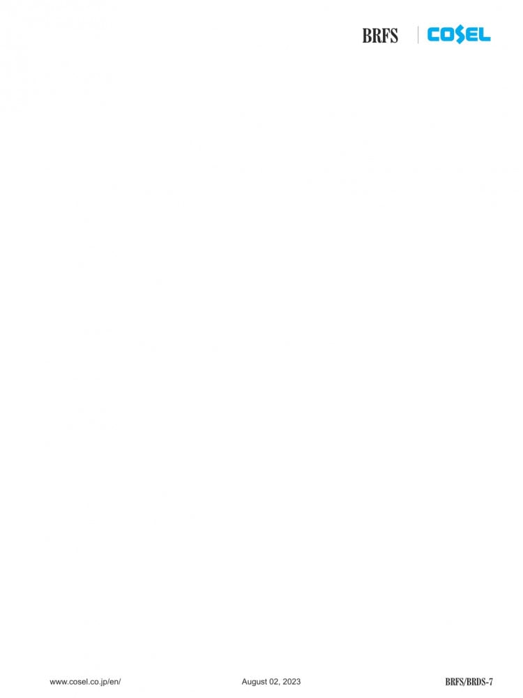 Cosel BRDS-series datasheet page 7