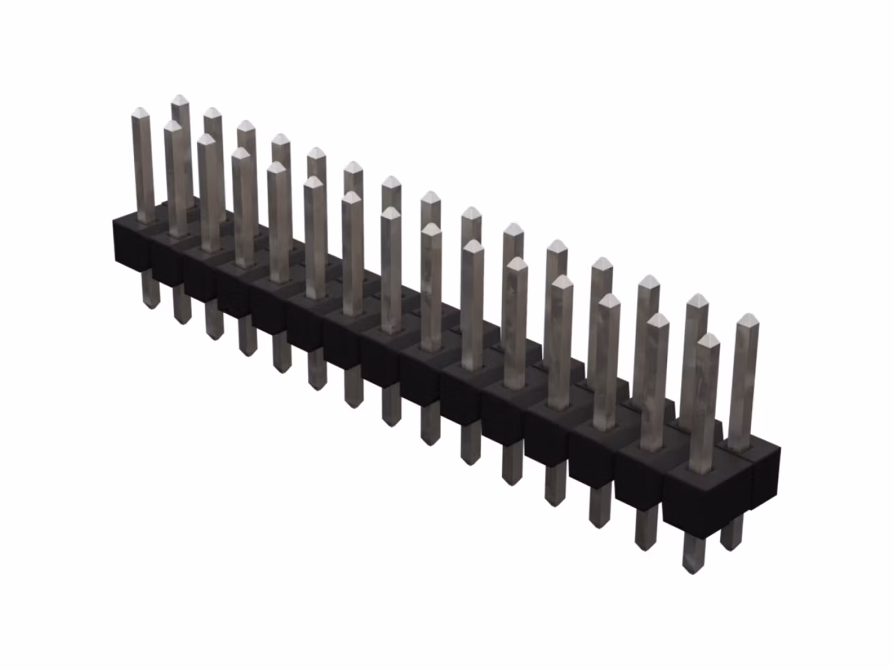 C-Grid Header, 2.54mm Pitch, Through Hole, Dual Row, Vertical, 30 Circuits, 2.54µm Tin (Sn) Plating, Tray Packaging, Lead-Free for sale