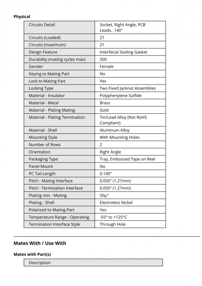Technical document page 2 for MK-2S2-021-445-220S-900