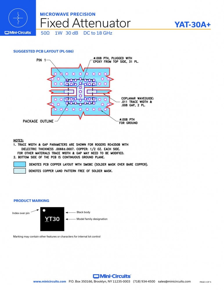 YAT-30A+ datasheet page 3