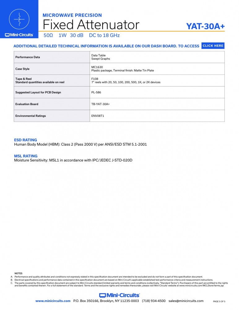 YAT-30A+ datasheet page 5