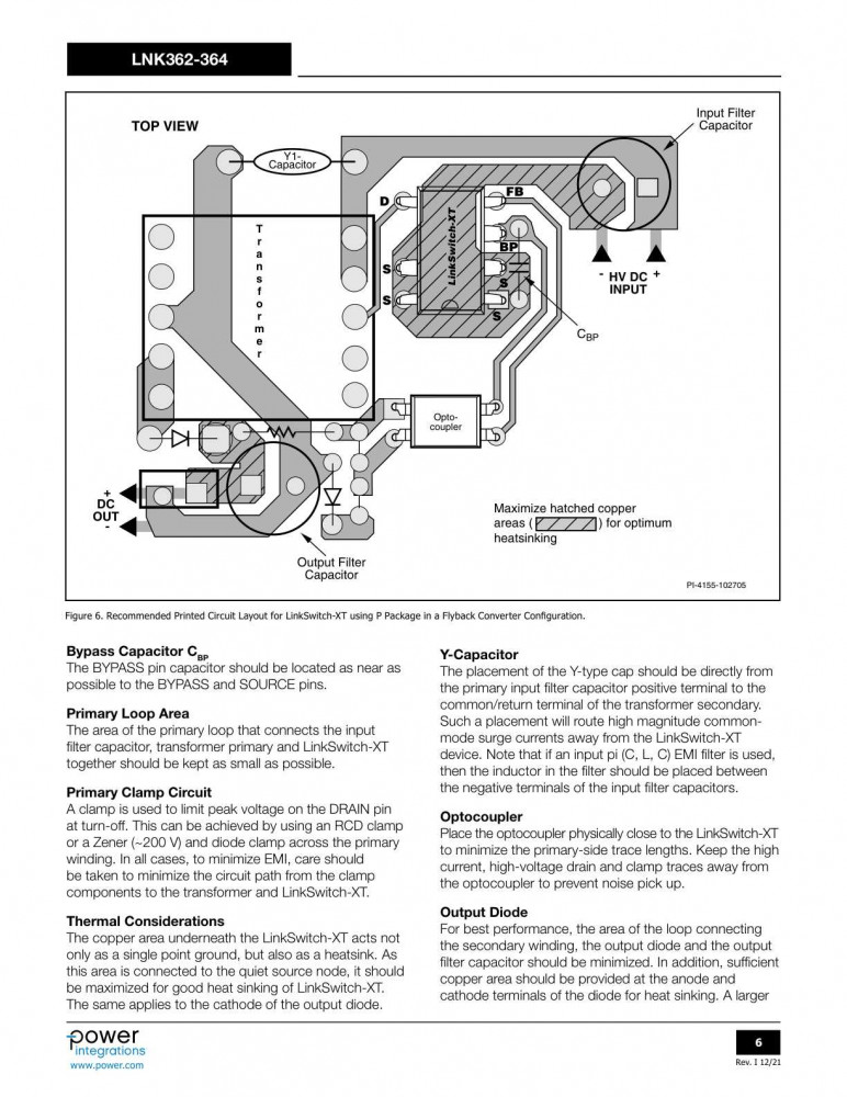 LNK364PG datasheet page 6