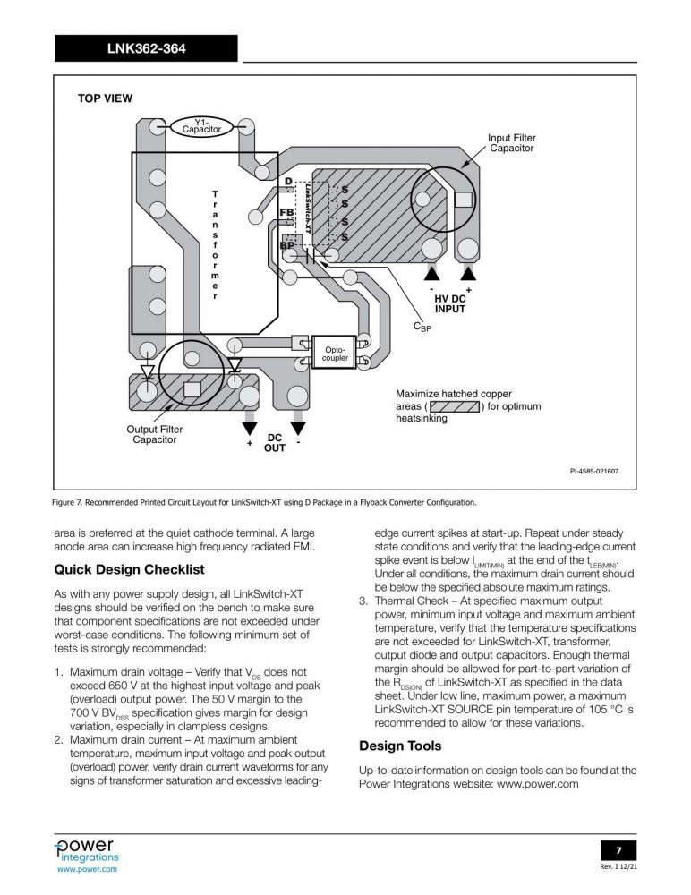 LNK364PG datasheet page 7
