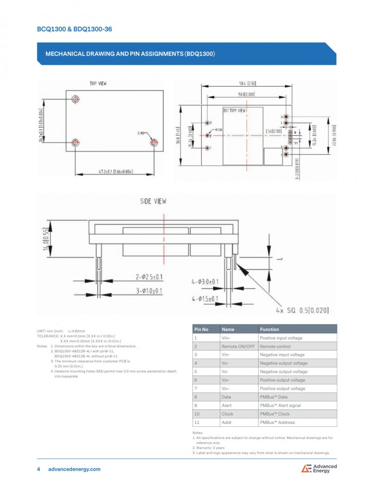 Supplied product document page 4