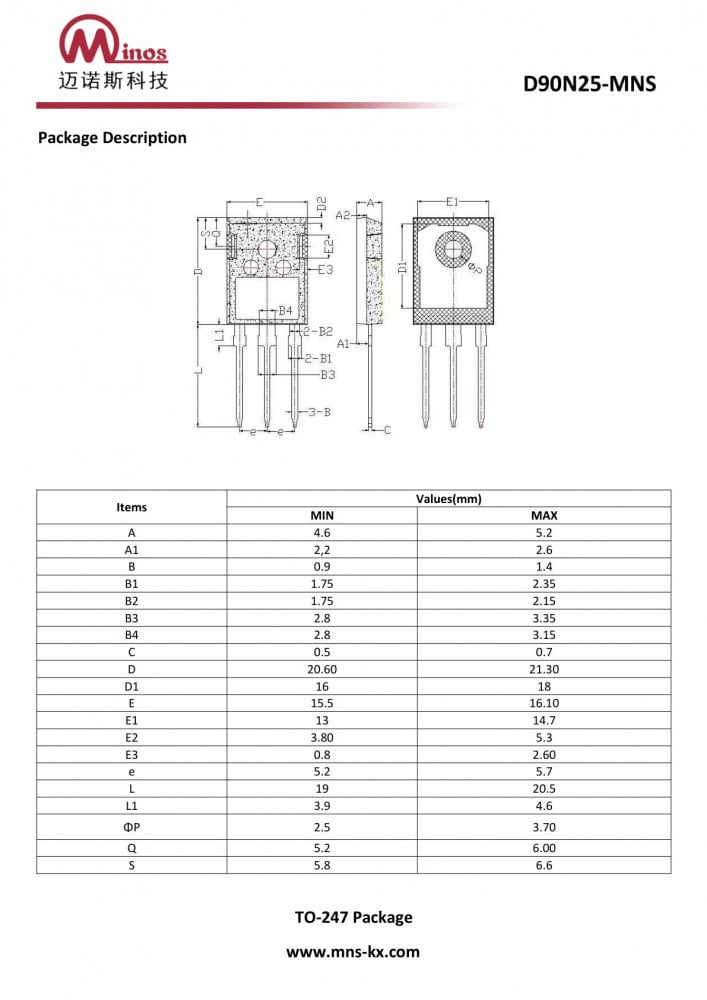 D90N25-MNS datasheet page 9
