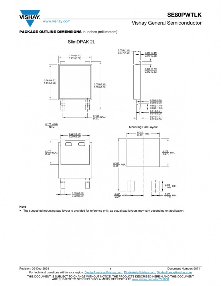 SE80PWTLK-M3/I datasheet page 4