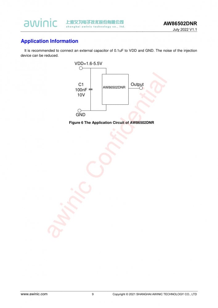AW86502DNR datasheet page 9