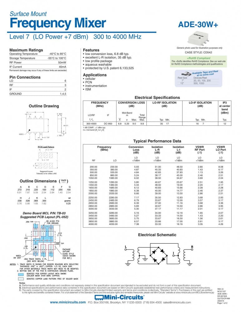 ADE-30W+ technical document page 1
