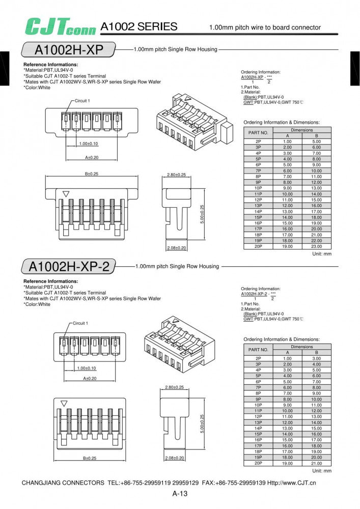 CJT A1002 series datasheet page 4