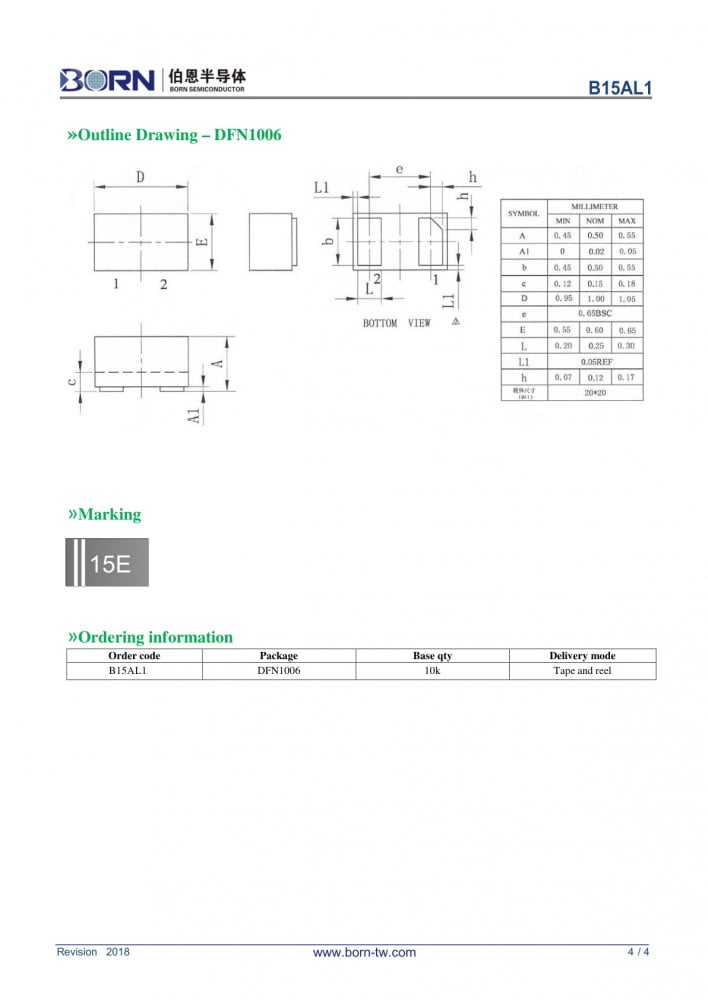B15AL1 datasheet page 4