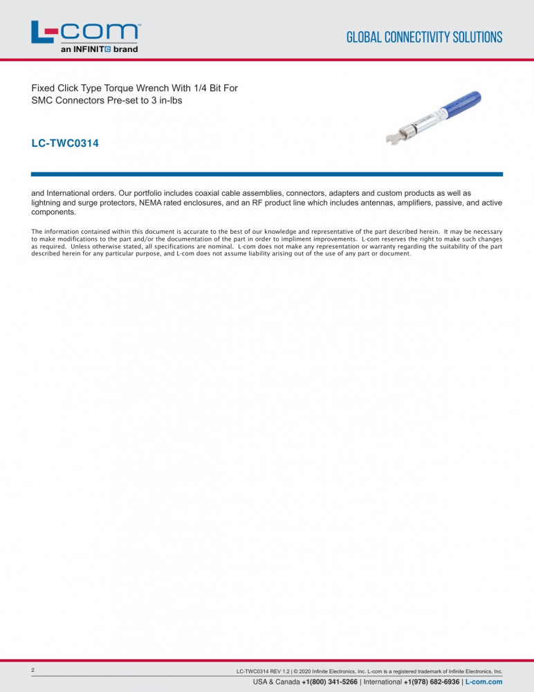 LC-TWC0314 product document page 2