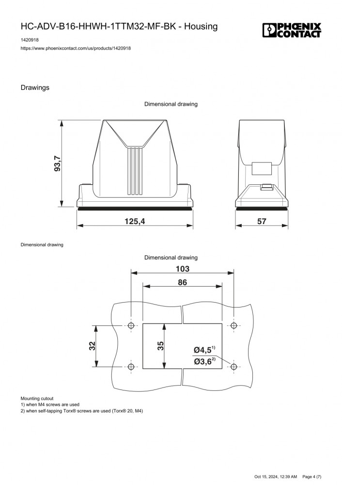 Phoenix Contact 1420918 product documentation page 4