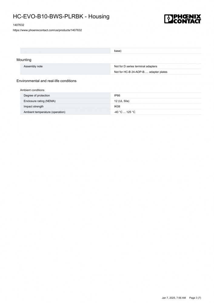 Phoenix Contact 1407632 product document page 3