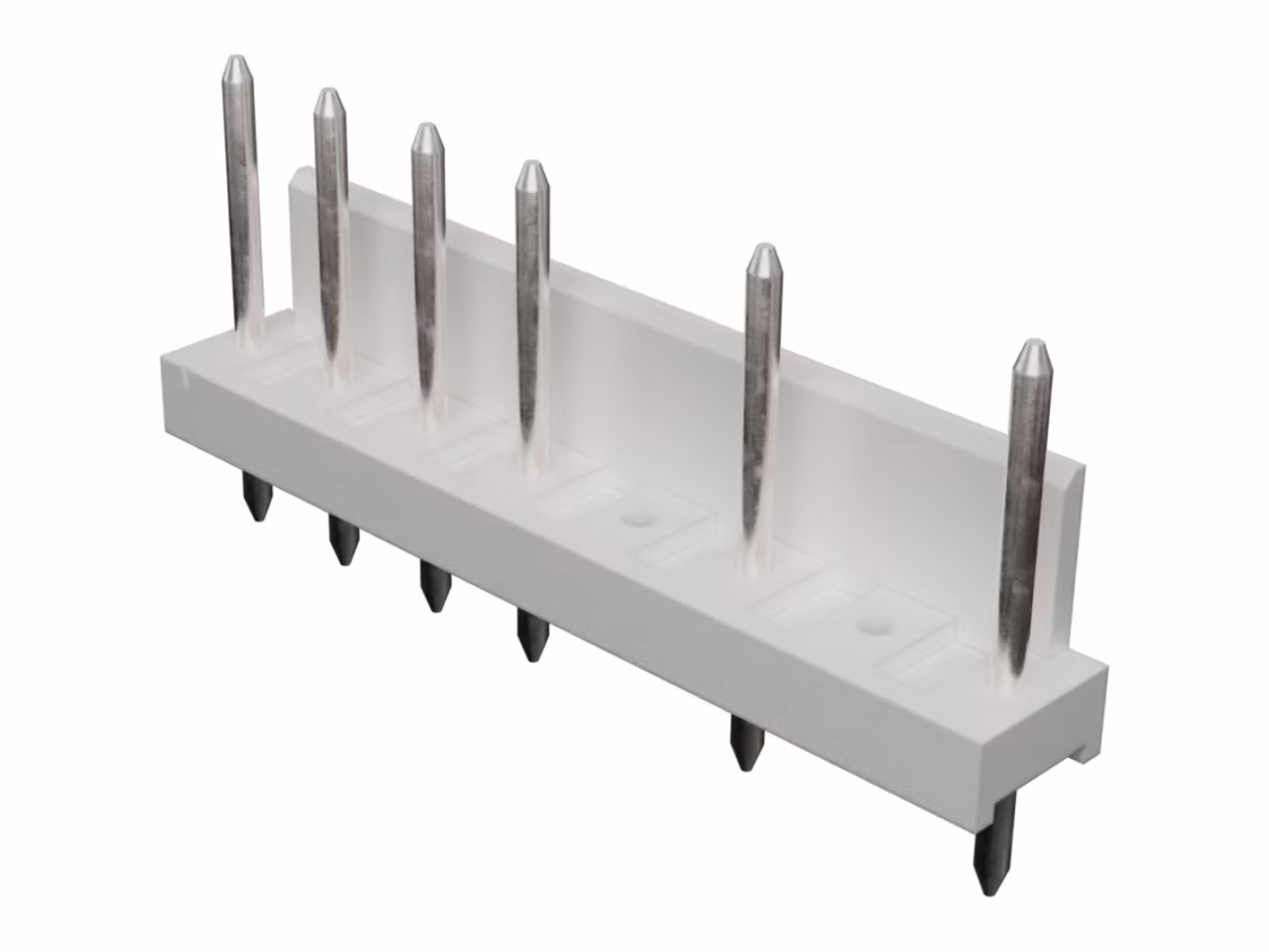 KK Header, Vertical, with Polarizing Backwall, 8 Circuits, Tin (Sn) Plating, Circuits 5,7 Voided for sale