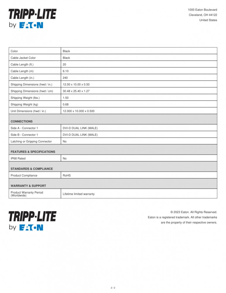 P560-020 technical document page 2
