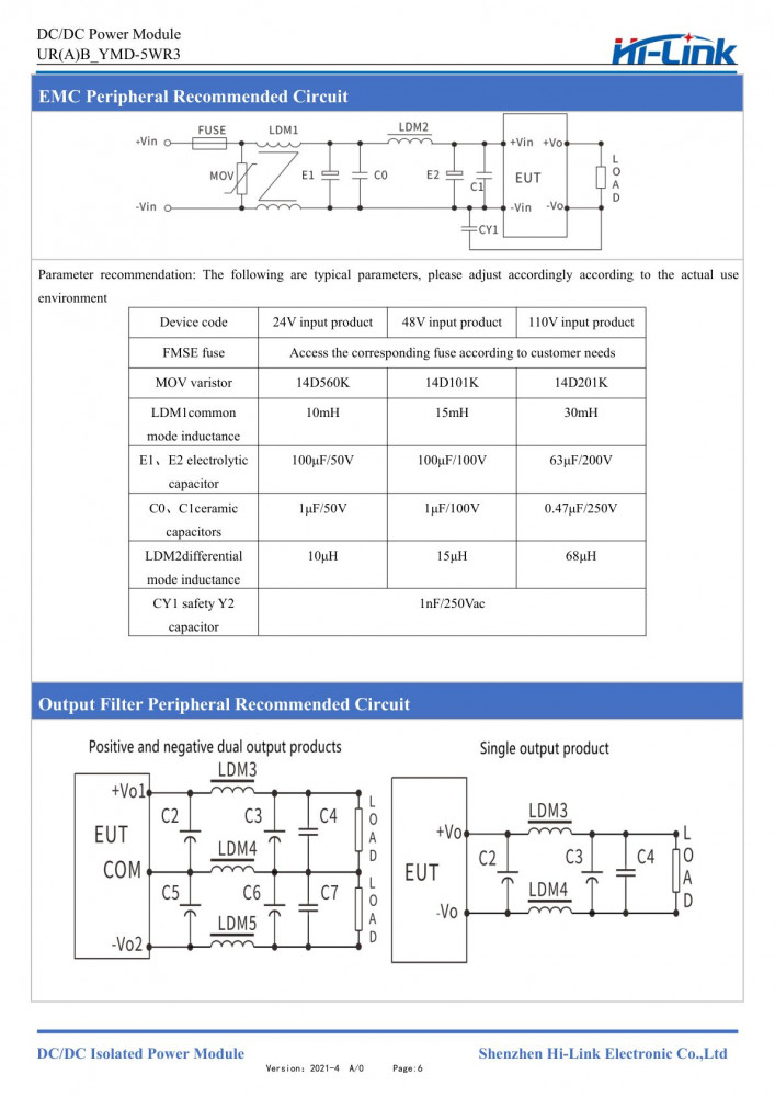 URB2405YMD-5WR3 datasheet page 6
