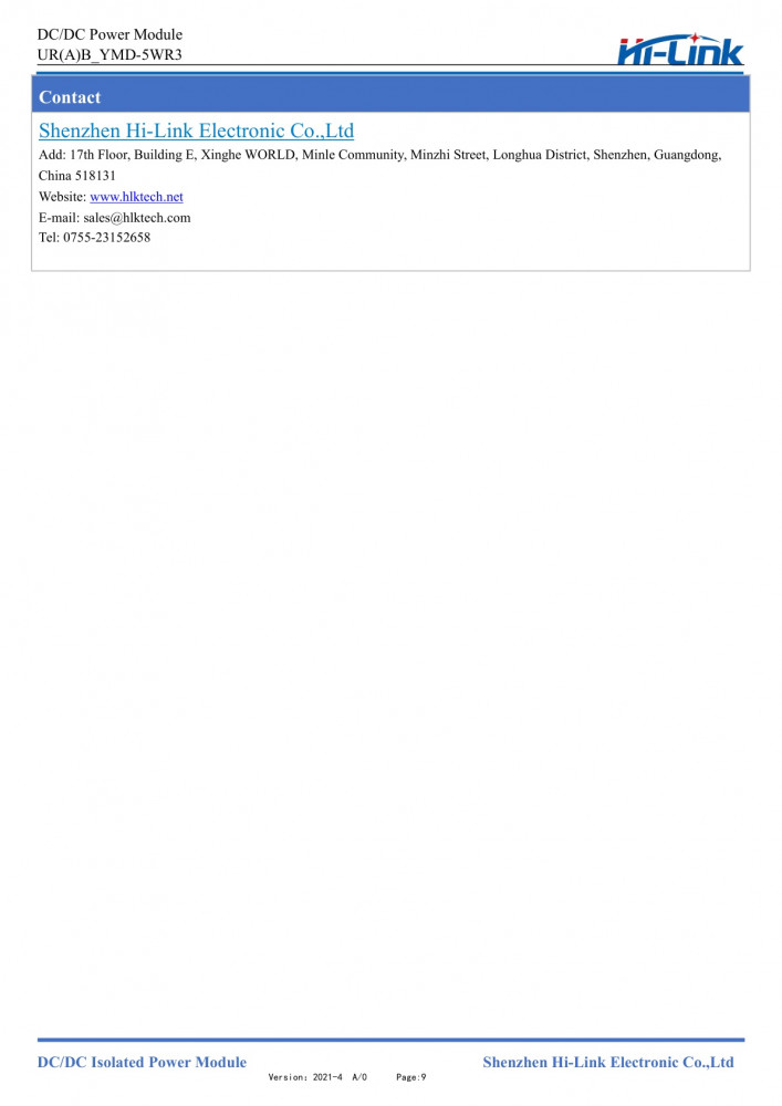 URB2405YMD-5WR3 datasheet page 9
