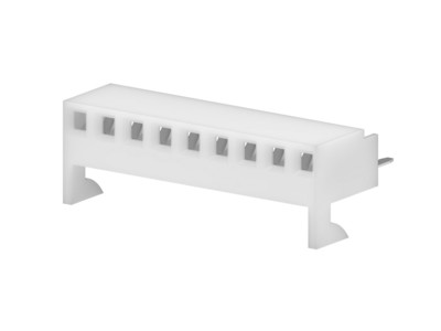 KK 254 PC Board Connector, Top Entry, End-to-End Stackable, with Cat Ear Terminal, 0.38µm Gold (Au) Plating, 20 Circuits, with Hooks