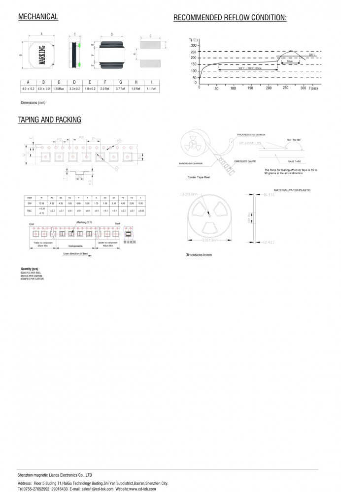 NR4018A series technical document page 2