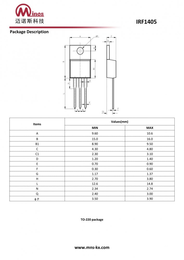IRF1405 datasheet page 6