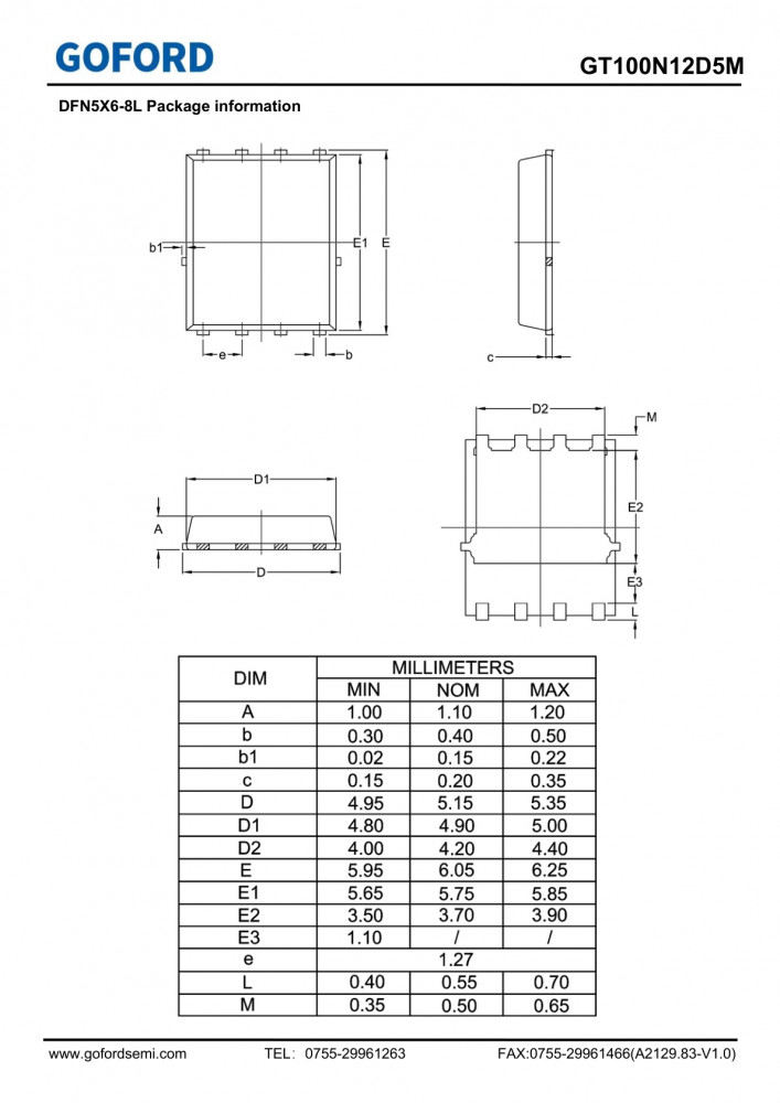 GT100N12D5M datasheet page 6