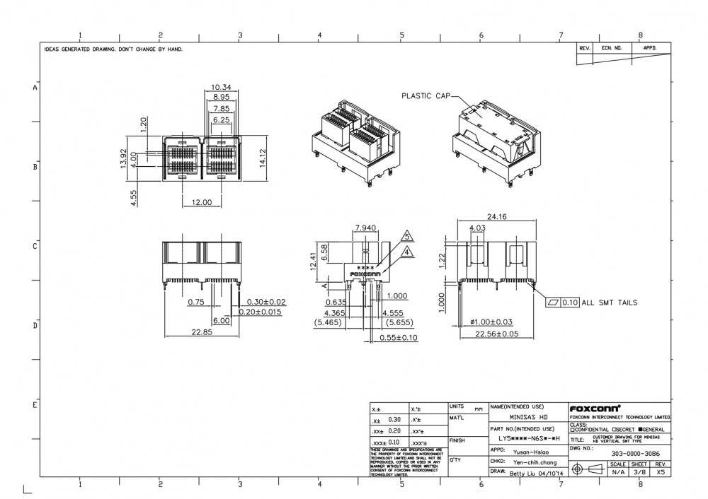 FOXCONN LY50363 drawing page 3
