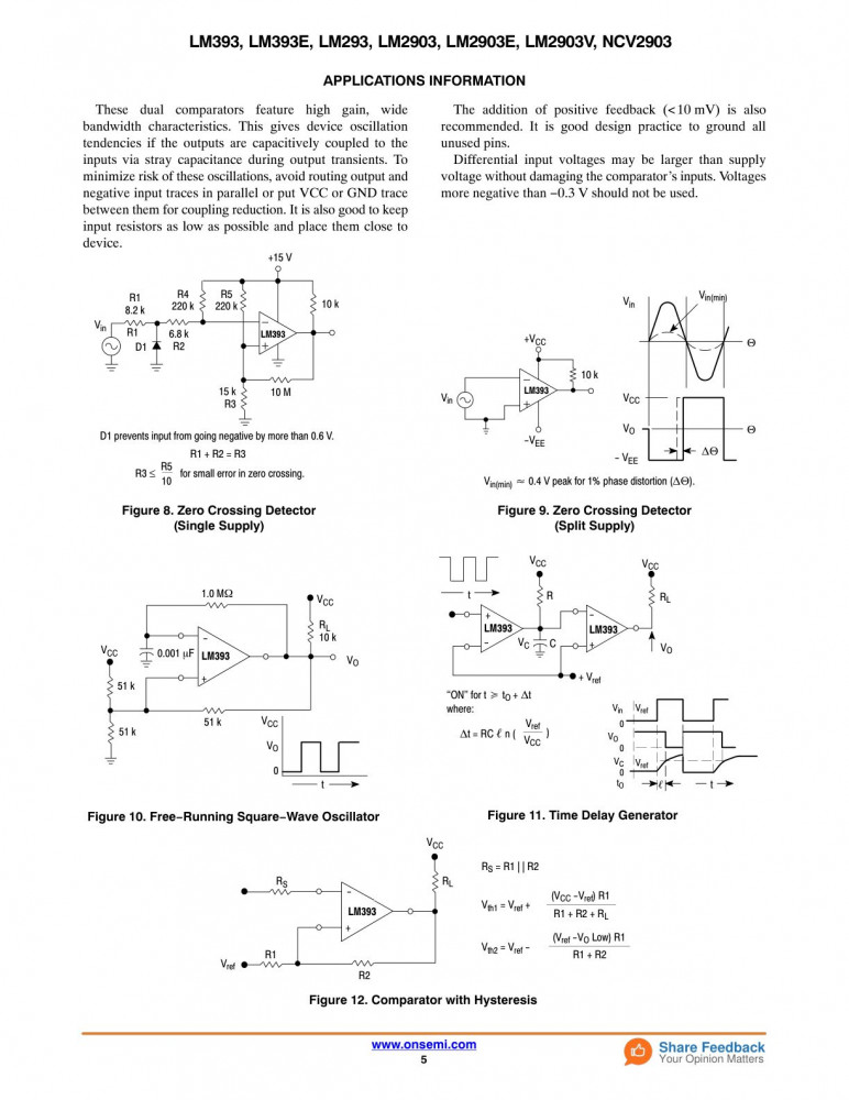 LM2903V datasheet page 5