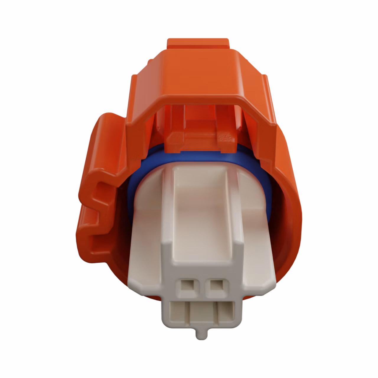 Squba Sealed Receptacle Assembly, 1.80mm Pitch, Single Row, 2 Circuits, Orange for sale