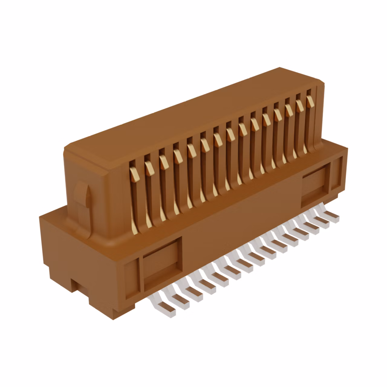 SlimStack Board-to-Board Receptacle, 0.40mm Pitch, Surface Mount, Dual Row, without Plastic Pegs, Vertical, 30 Circuits for sale