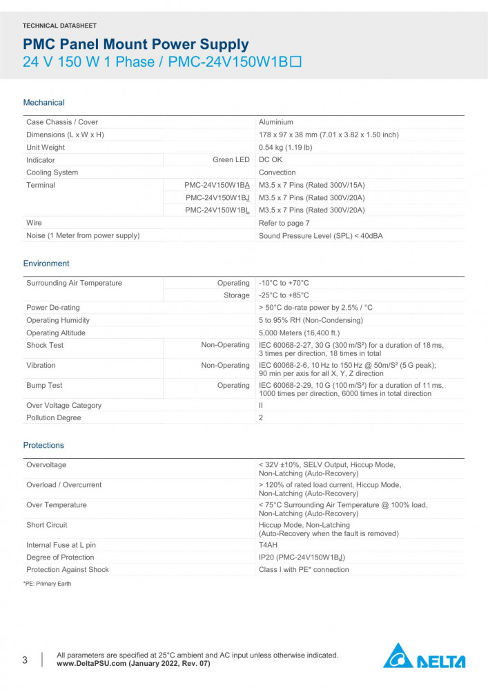 PMC-24V150W1BJ datasheet page 3
