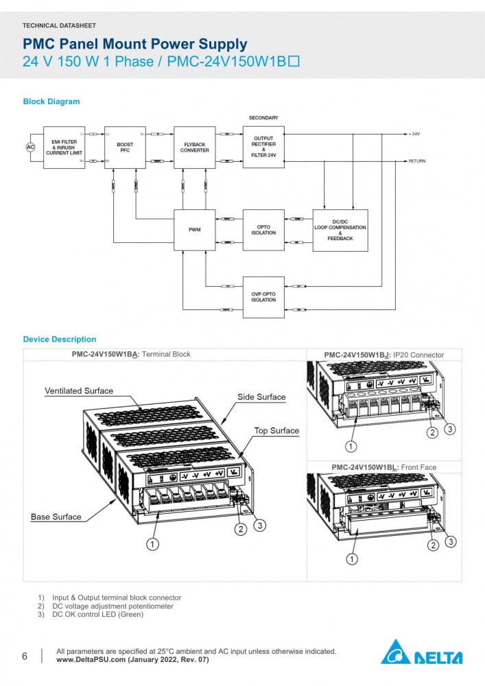 PMC-24V150W1BJ datasheet page 6